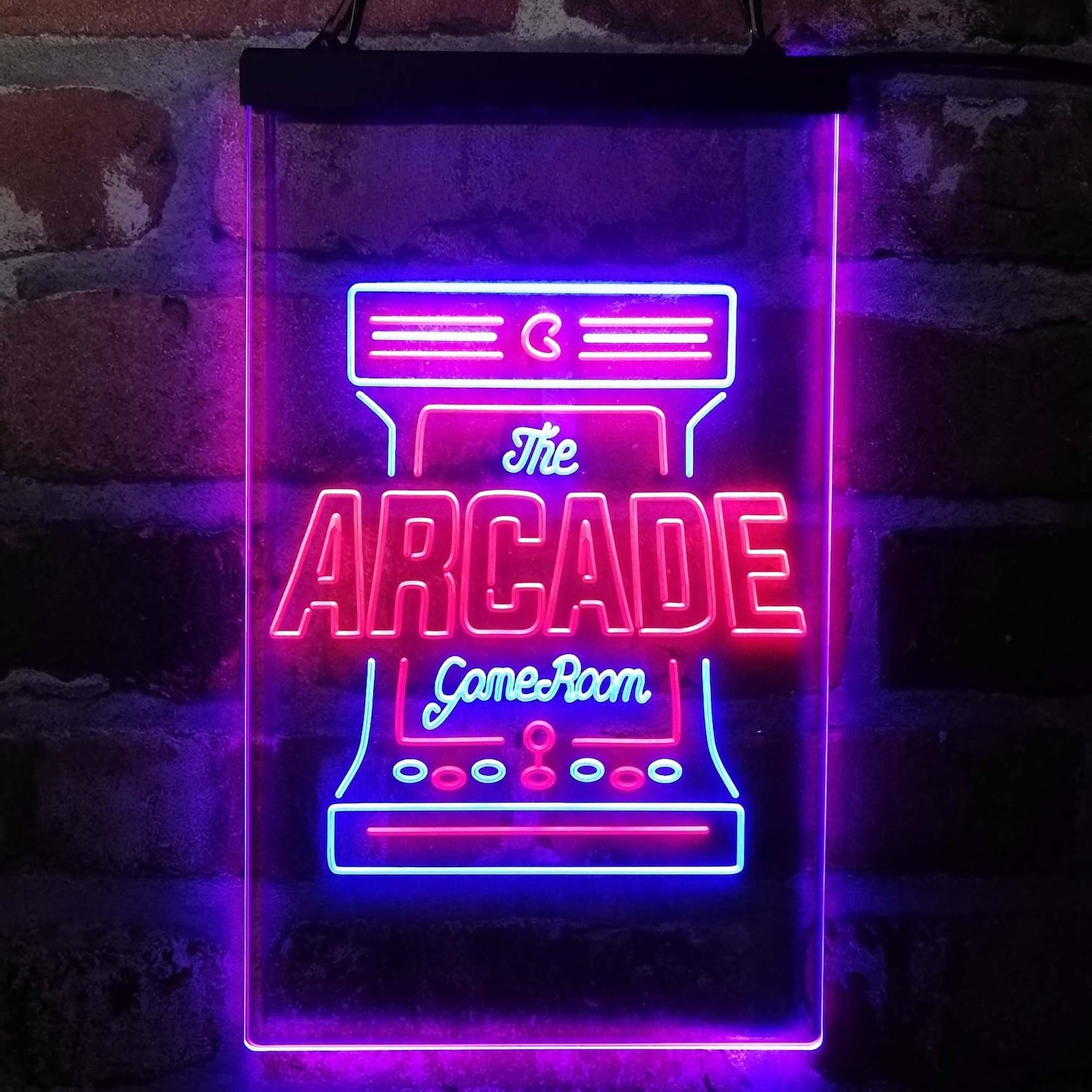 The Arcade Game Room Console Dual Color LED Sign St6-i4135 | Etsy