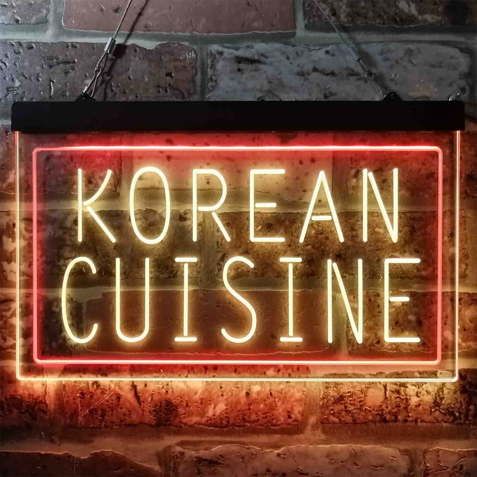 Korean Cuisine Restaurant Dual Color LED Neon Sign St6-i3843 - Etsy