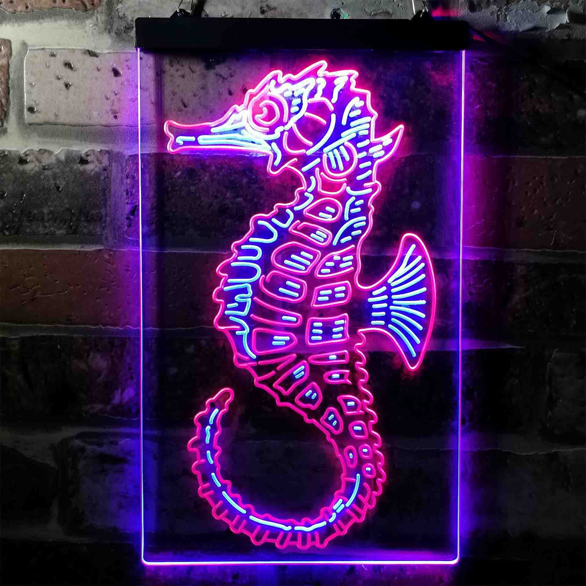Seahorse Dual Color LED Neon Sign St6-i3729 - Etsy