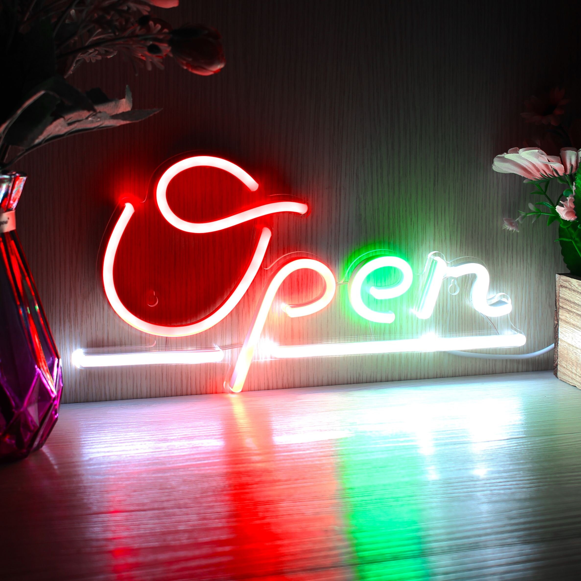Open Sign Bar Shop Decoration Flex Silicone LED Neon Sign - Etsy