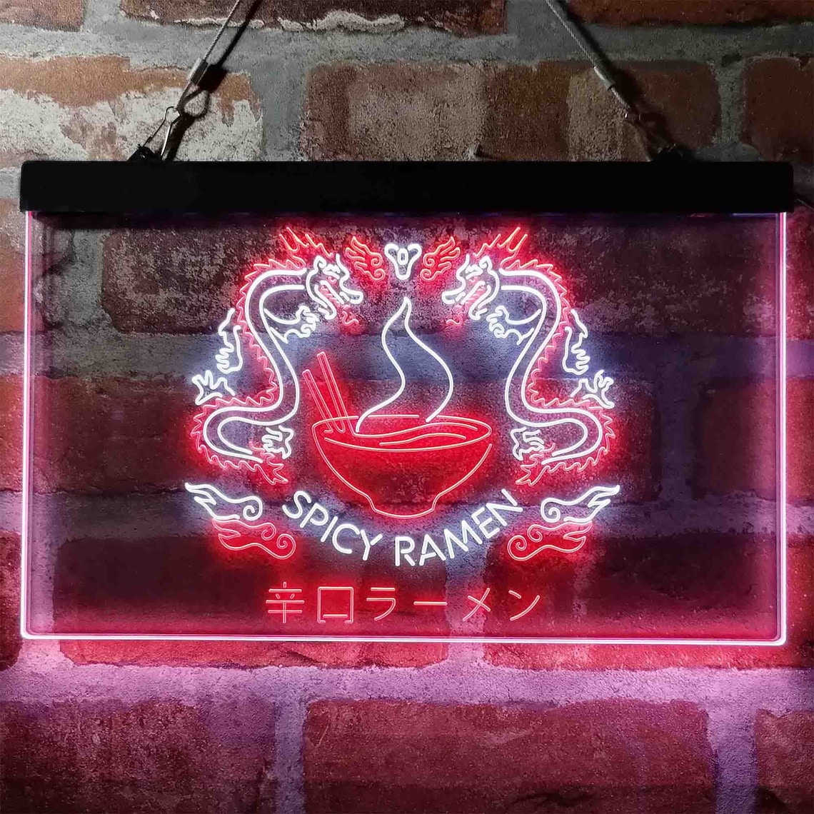Spicy Dragon Ramen Japan Food Dual Color LED Neon Sign | Etsy