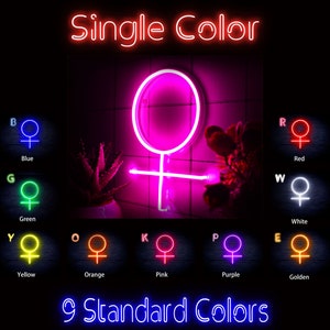Female Symbol Decoration Flex Silicone LED Neon Sign St16-fnu0069 - Etsy