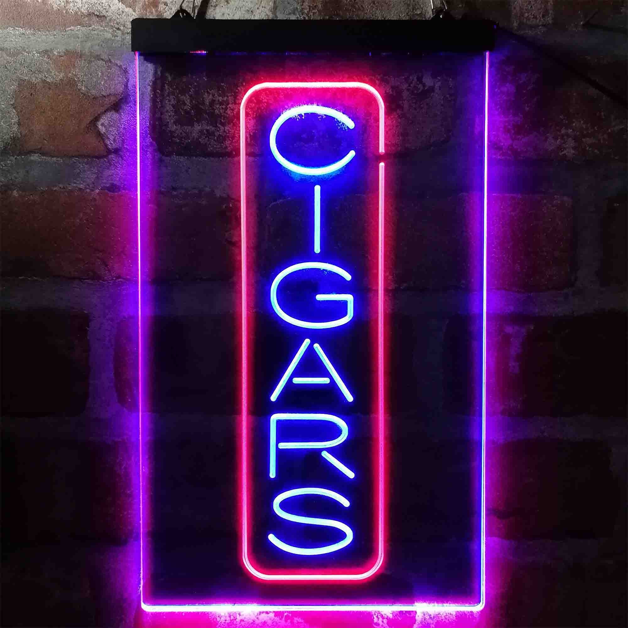 Cigars Vertical Display Dual Color LED Sign st6-i3980 | Etsy