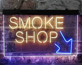 Led Sign Smoke Shop - Etsy