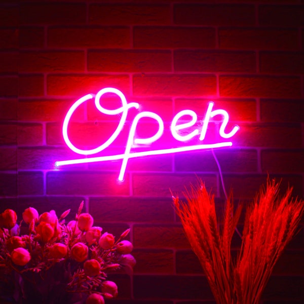 Neon Open Closed Sign - Etsy