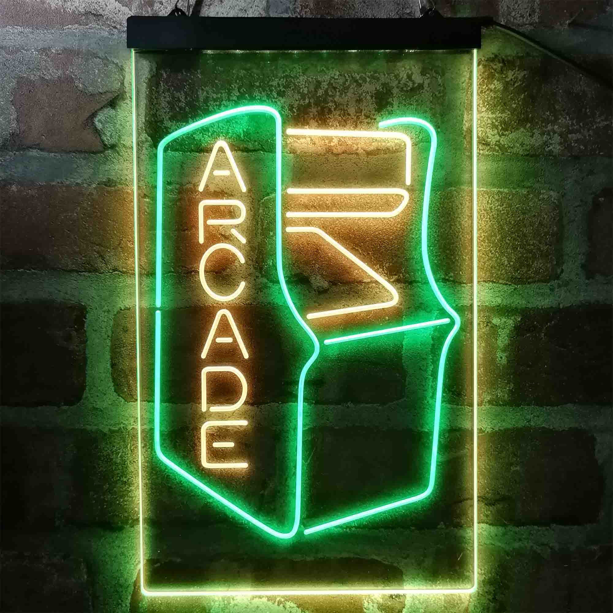 Arcade Game Room Kid Room Party Display Dual Color LED Sign | Etsy