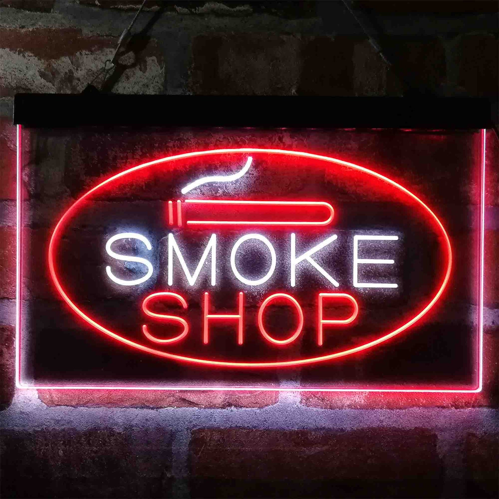 Smoke Shop Cigarette Room Dual Color LED Neon Sign St6-i4034 | Etsy