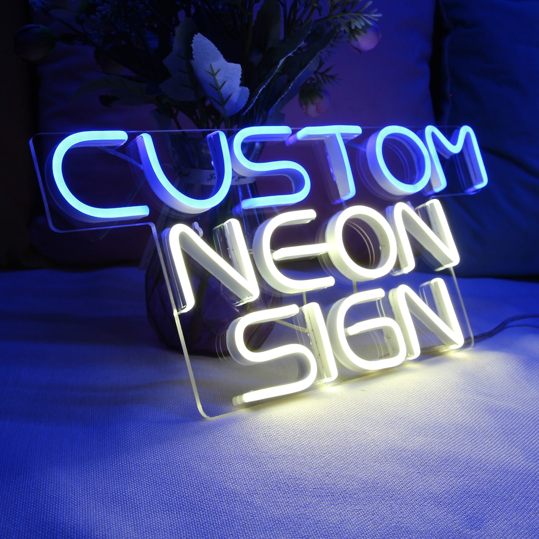 Fully Custom THREE Row Text Ultra-bright LED Neon Sign St16-fn-tm - Etsy