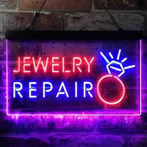 Jewelry Repair Shop Dual Color LED Neon Sign St6-i3871 - Etsy