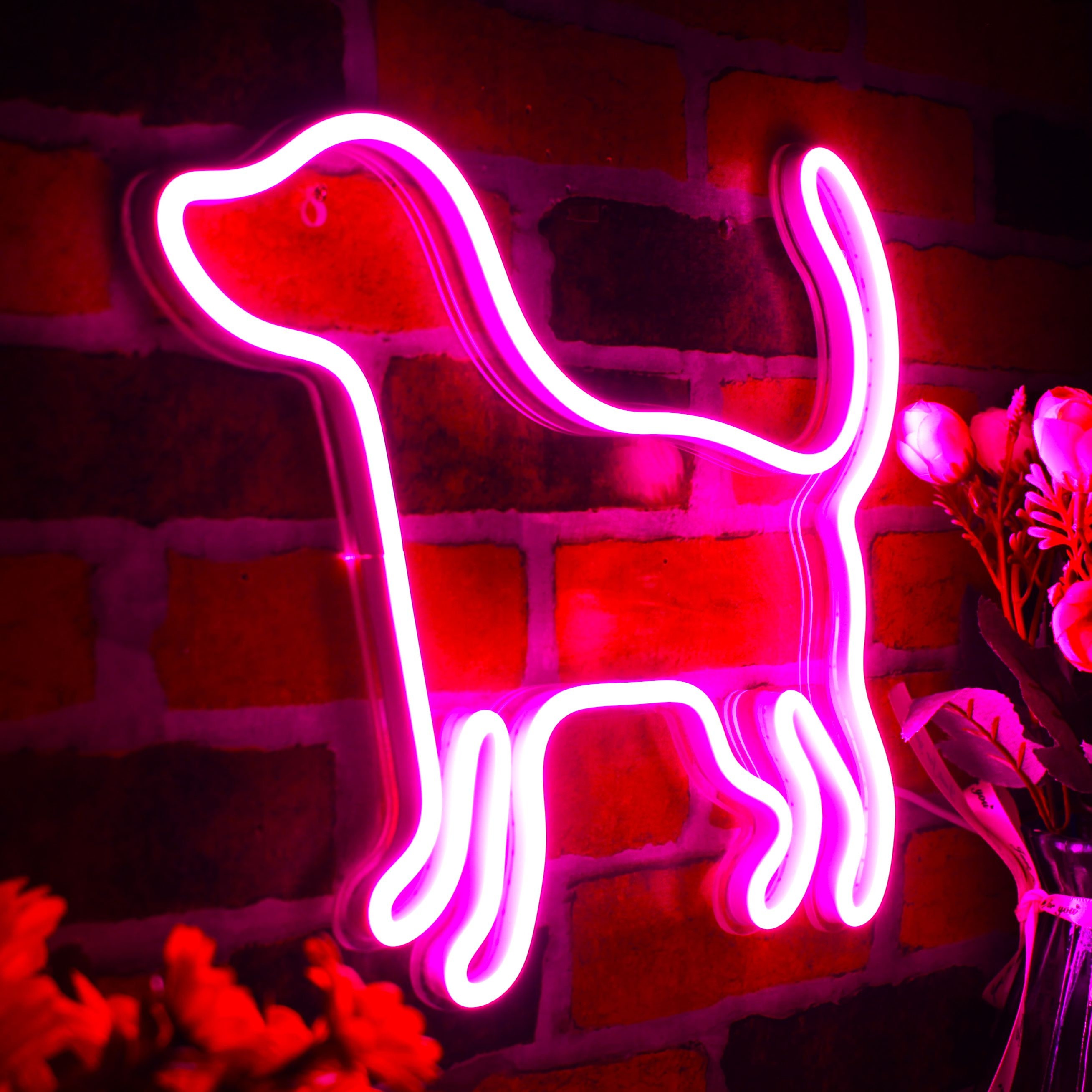Dog Decoration Flex Silicone LED Neon Sign St16-fnu0081 - Etsy Singapore
