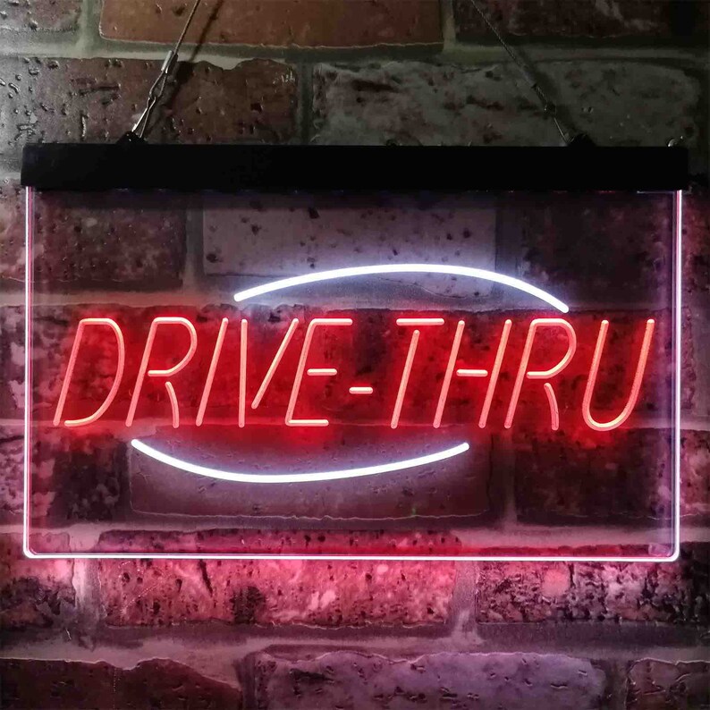 Drive Thru Display Dual Color LED Neon Sign St6-i3858 | Etsy