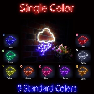 Raining Cloud Decoration Flex Silicone LED Neon Sign St16-fnu0260 - Etsy