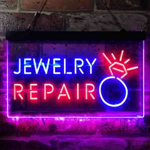 Jewelry Repair Shop Dual Color LED Neon Sign St6-i3871 - Etsy