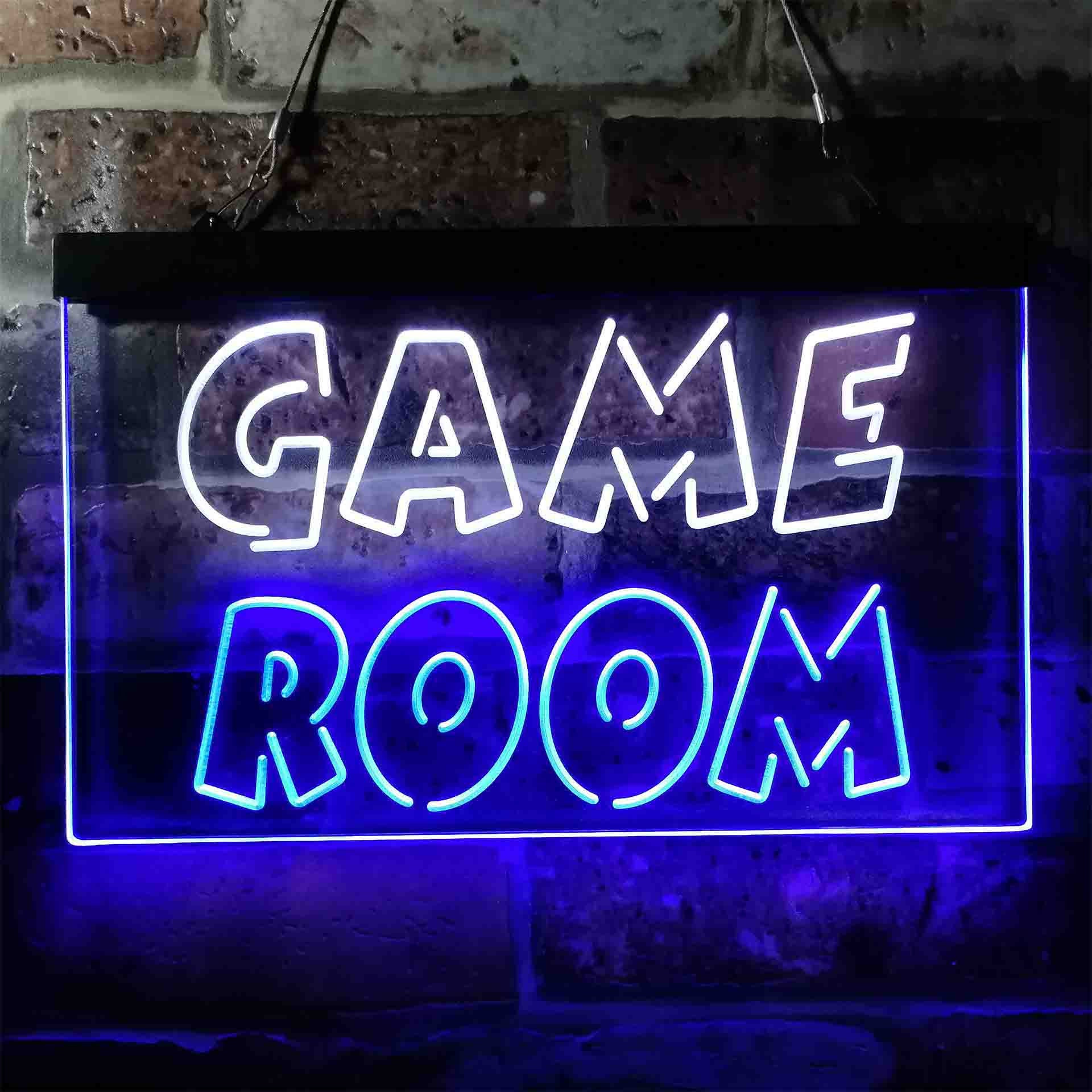 Game Room Wording Text Dual Color LED Neon Sign St6-i3950 | Etsy