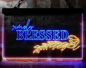 Led Blessed Sign - Etsy