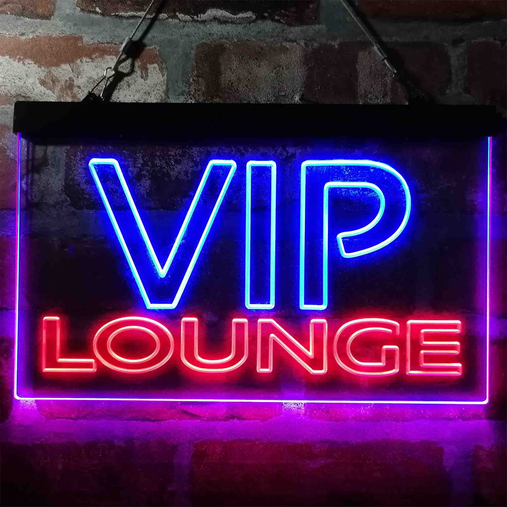 VIP Lounge Display Dual Color LED Neon Sign st6-i3996 | Etsy