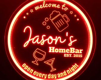 Round Open Neon Sign - Etsy