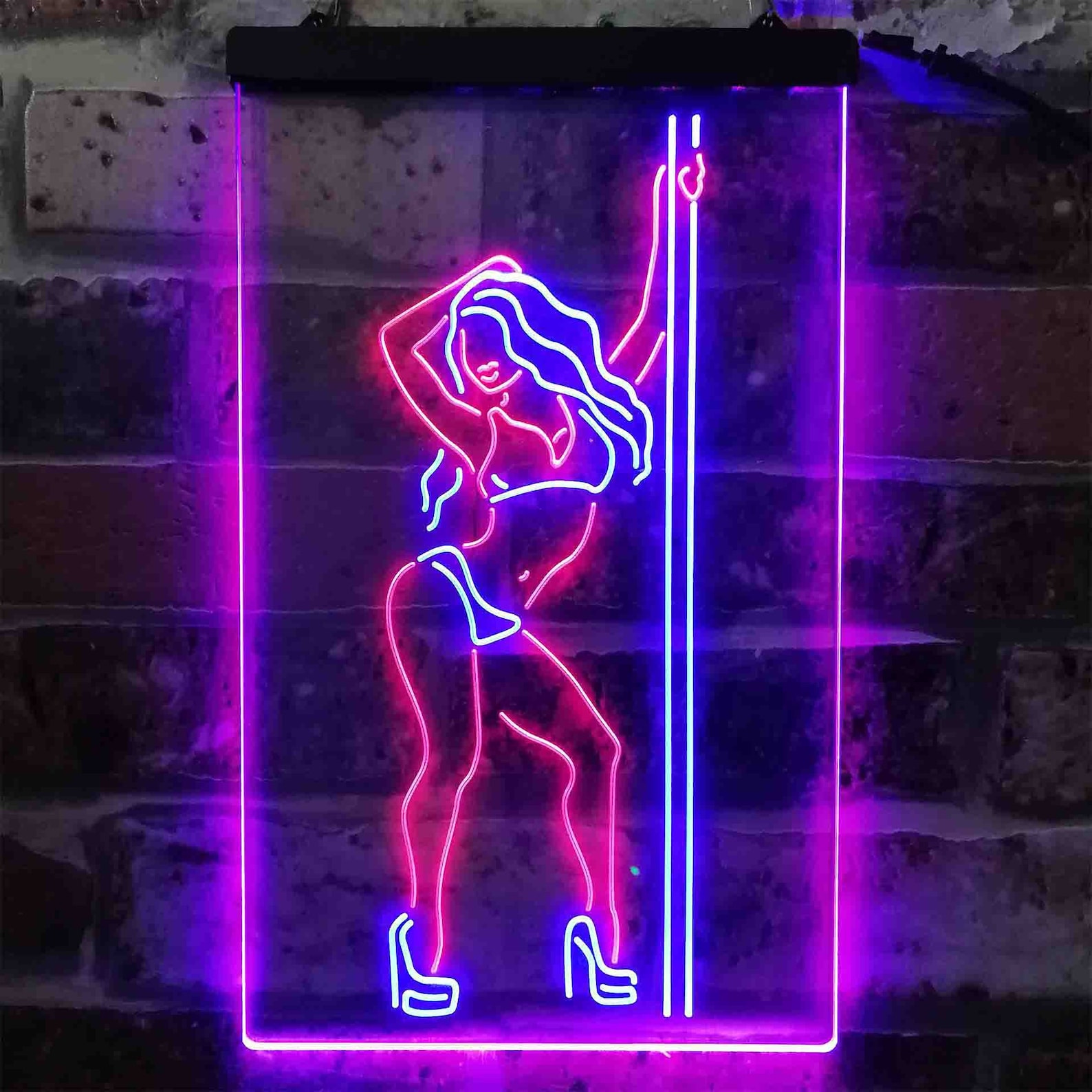 Stripper Dancer Pub Club Dual Color LED Neon Sign St6-i3813 - Etsy