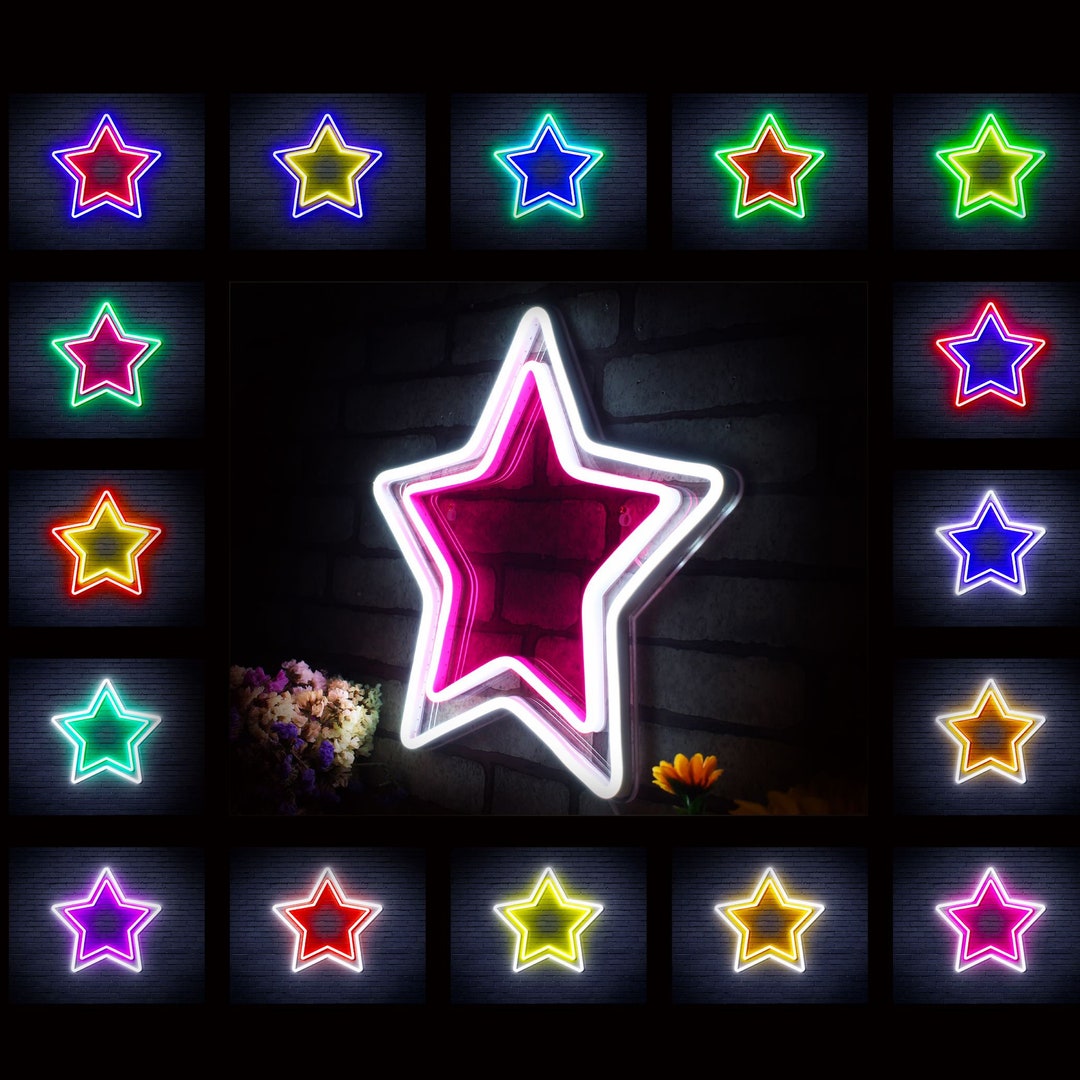 Star Kids Room Flex Silicone LED Neon Sign St16-fnu0122 - Etsy