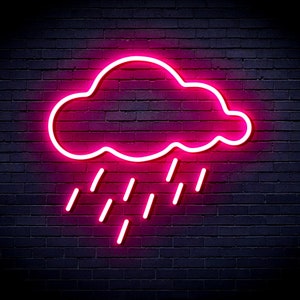 Raining Cloud Decoration Flex Silicone LED Neon Sign St16-fnu0260 - Etsy