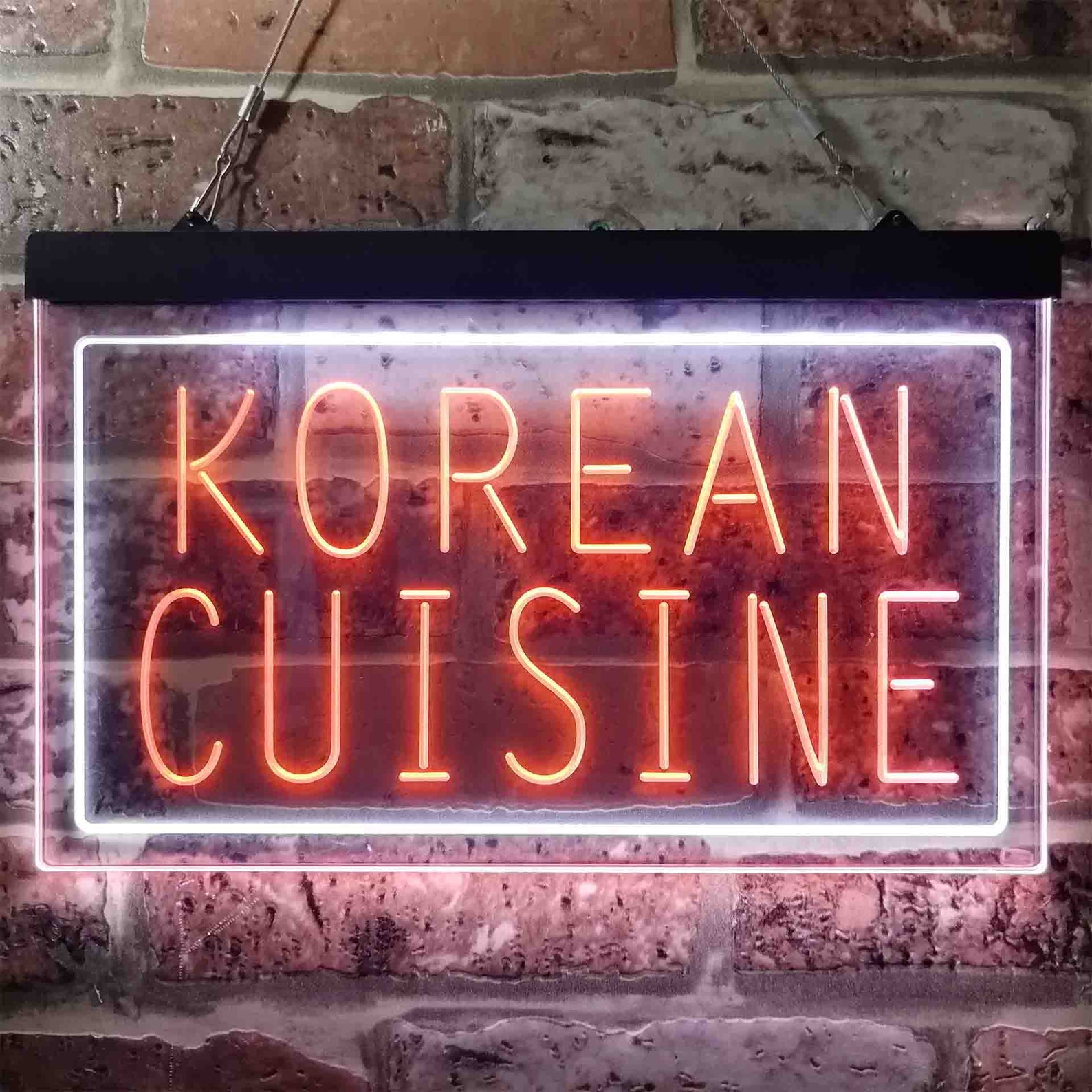 Korean Cuisine Restaurant Dual Color LED Neon Sign St6-i3843 - Etsy