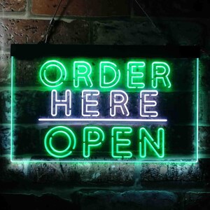 Order Here Open Display Dual Color LED Neon Sign St6-i3647 - Etsy