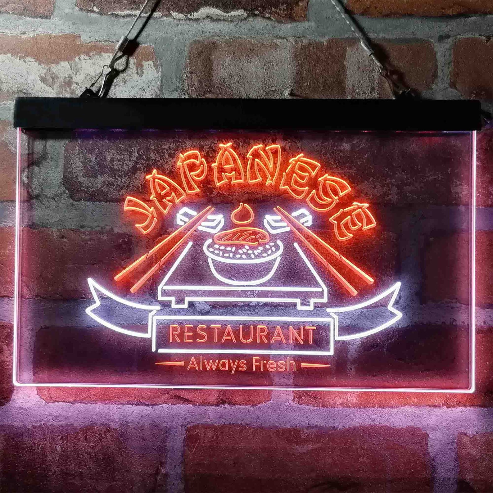 Fresh Japanese Restaurant Food Dual Color LED Neon Sign - Etsy