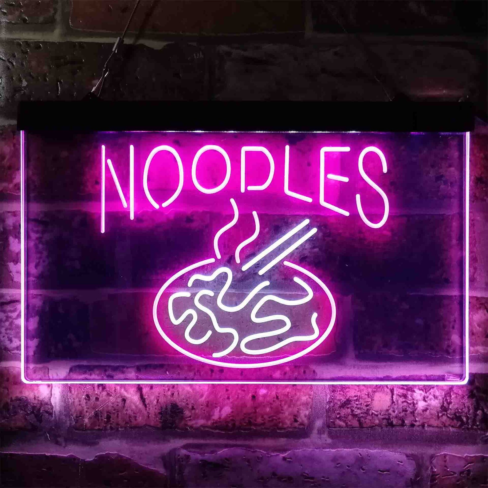 Noodles Fire Snack Shop Dual Color LED Neon Sign st6-i3855 | Etsy