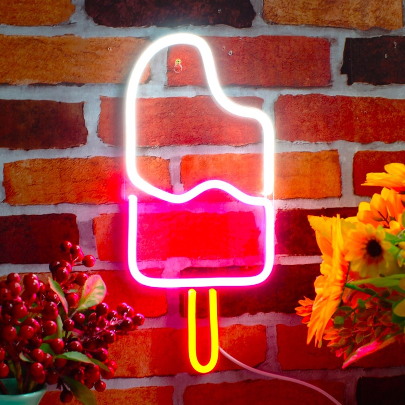 Ice-cream Popsicle Flex Silicone LED Neon Sign St16-fnu0029 | Etsy