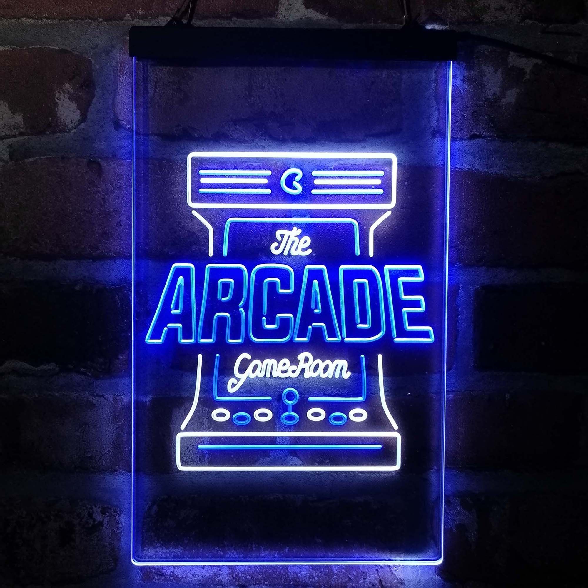 The Arcade Game Room Console Dual Color LED Sign St6-i4135 | Etsy