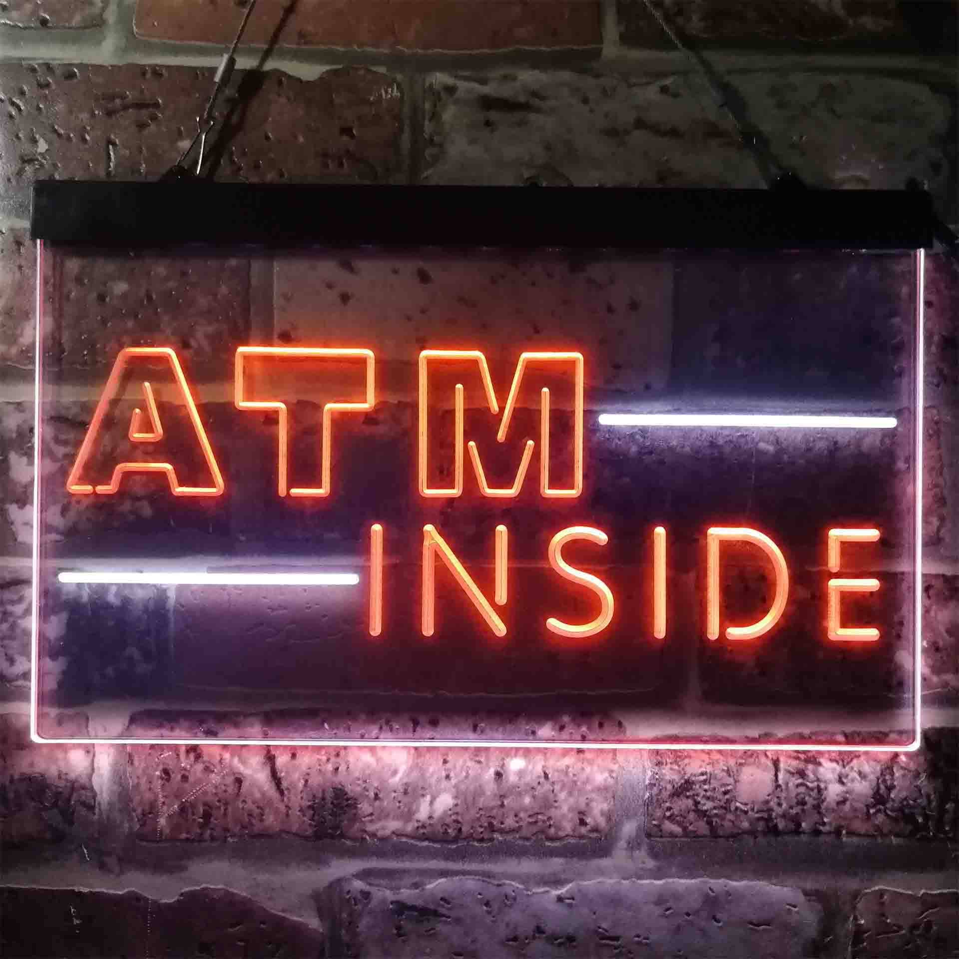 ATM Inside Display Dual Color LED Neon Sign St6-i3927 | Etsy