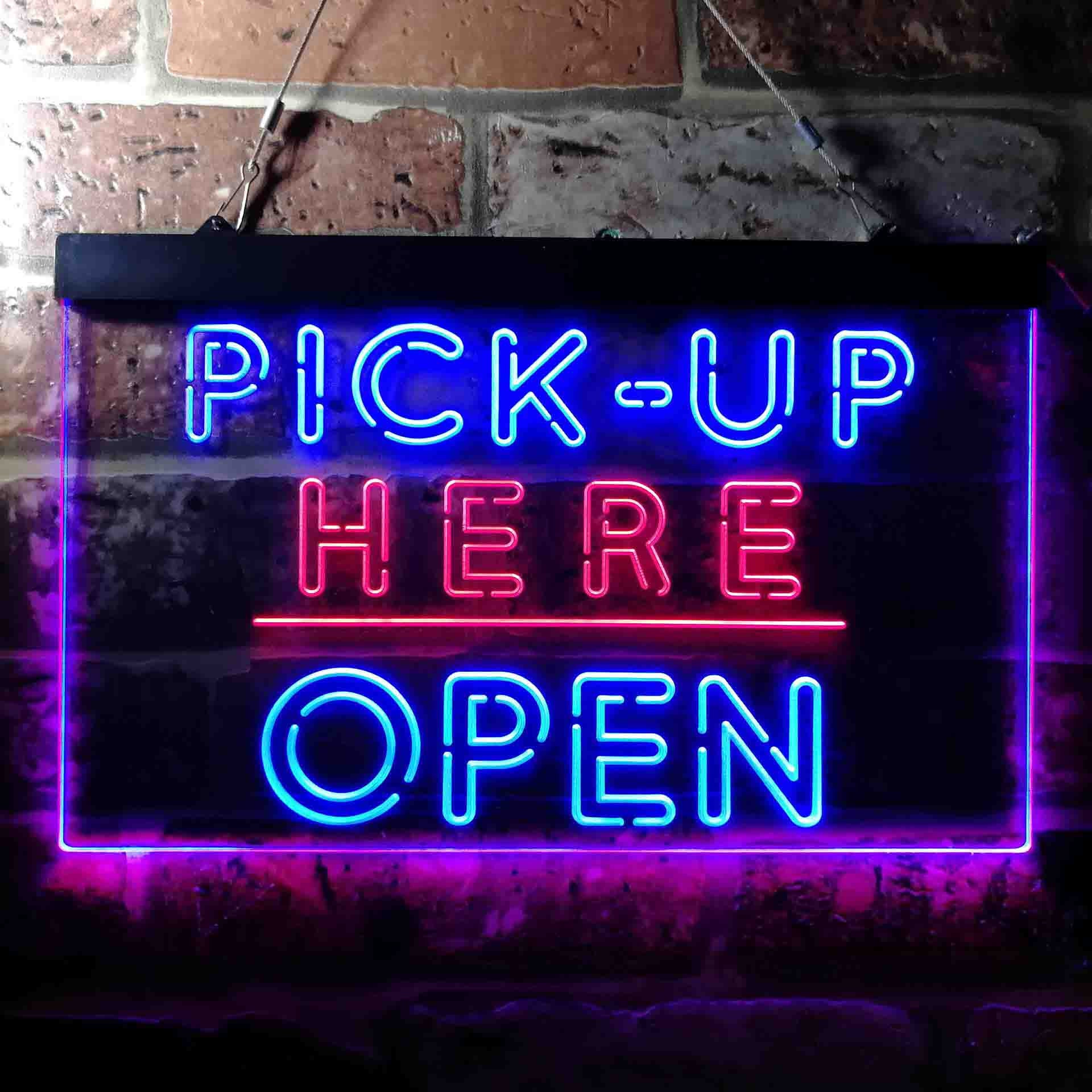 Pick up Here Open Display Dual Color LED Neon Sign St6-i3648 - Etsy