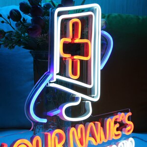 Name Personalized Computer Repair Shop Extra-large Ultra-bright LED ...