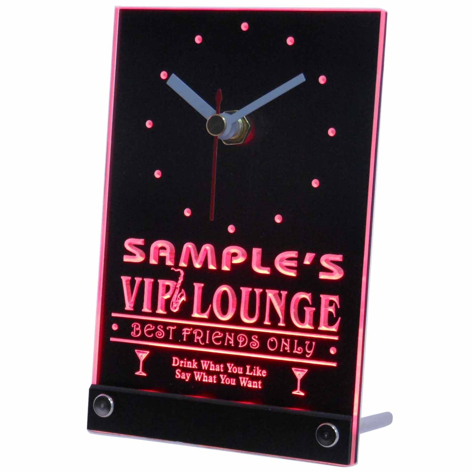 Personalized Custom VIP Lounge Best Friend Only Neon Led Table - Etsy