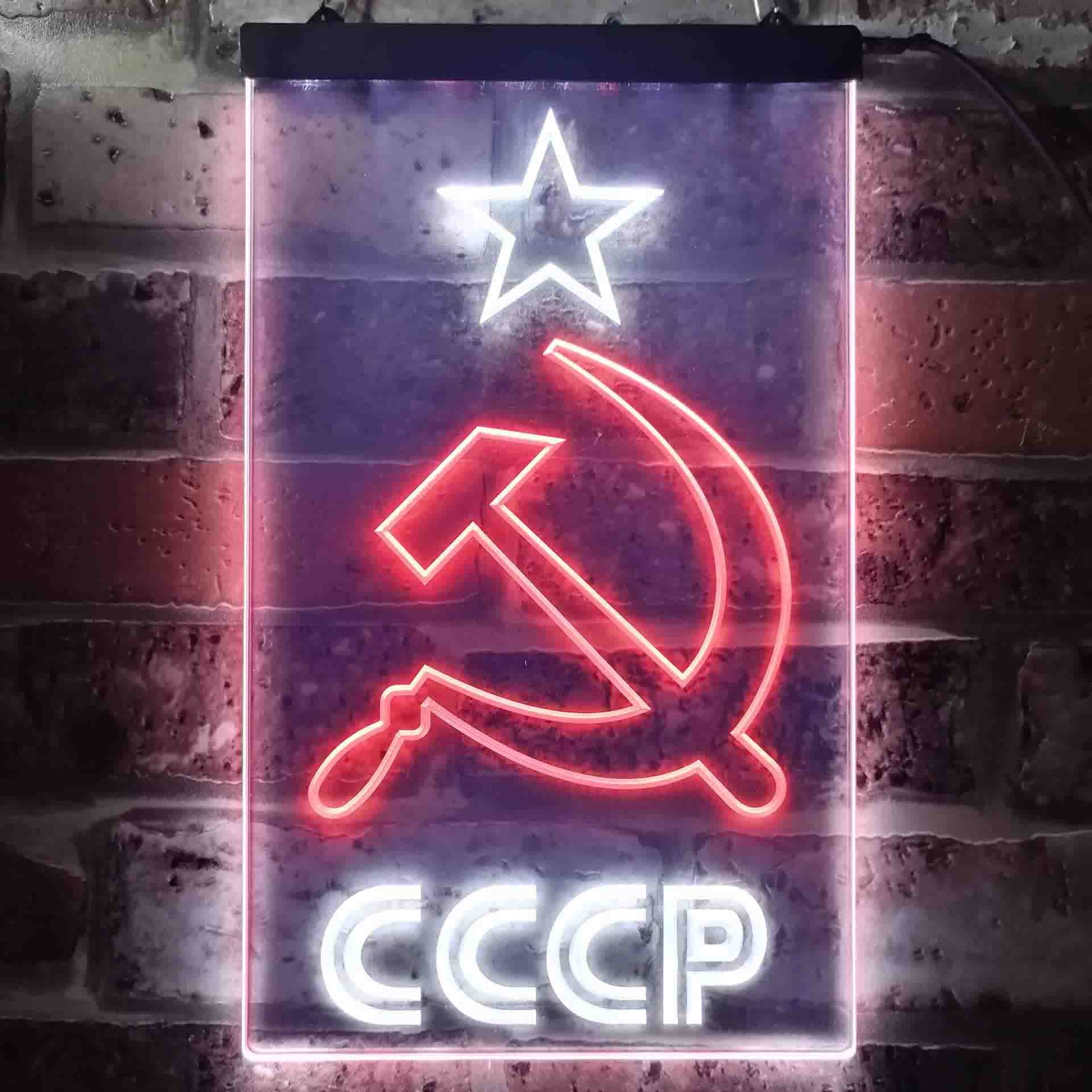 CCCP USSR Russian Communist Dual Color LED Neon Sign st6-j0323 | Etsy