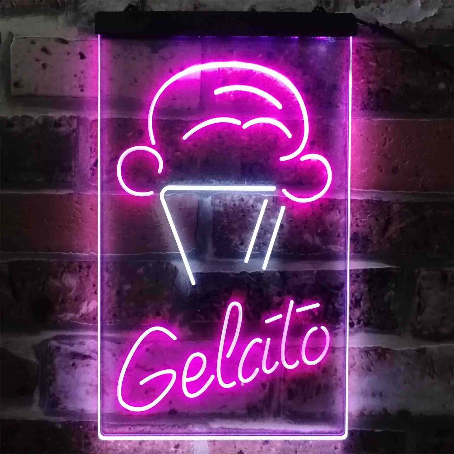 Gelato Ice Cream Shop Dual Color LED Neon Sign St6-i3802 - Etsy