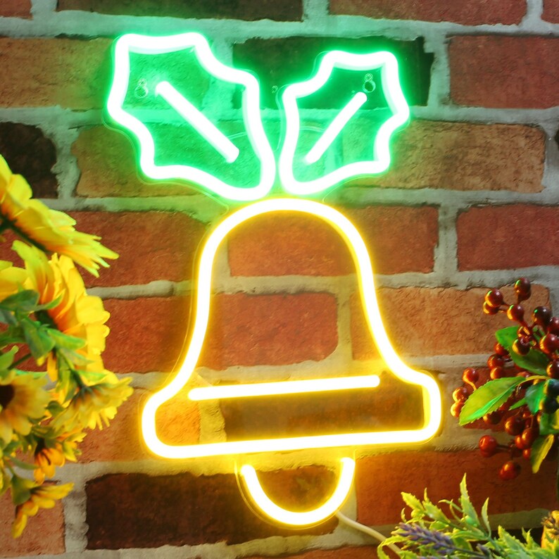 Jingle Bell Christmas Flex Silicone LED Neon Sign St6-fnu0130 - Etsy