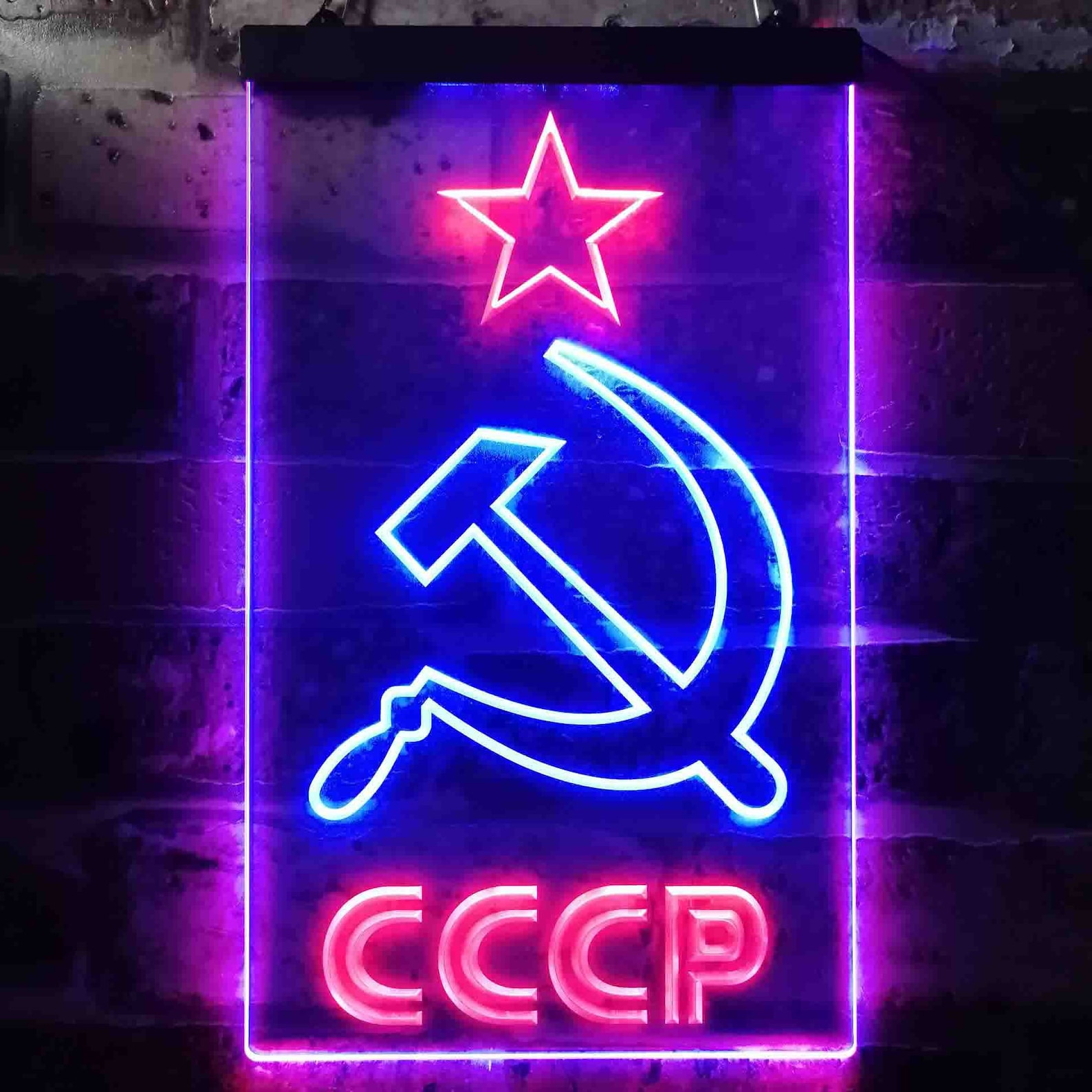 CCCP USSR Russian Communist Dual Color LED Neon Sign St6-j0323 | Etsy