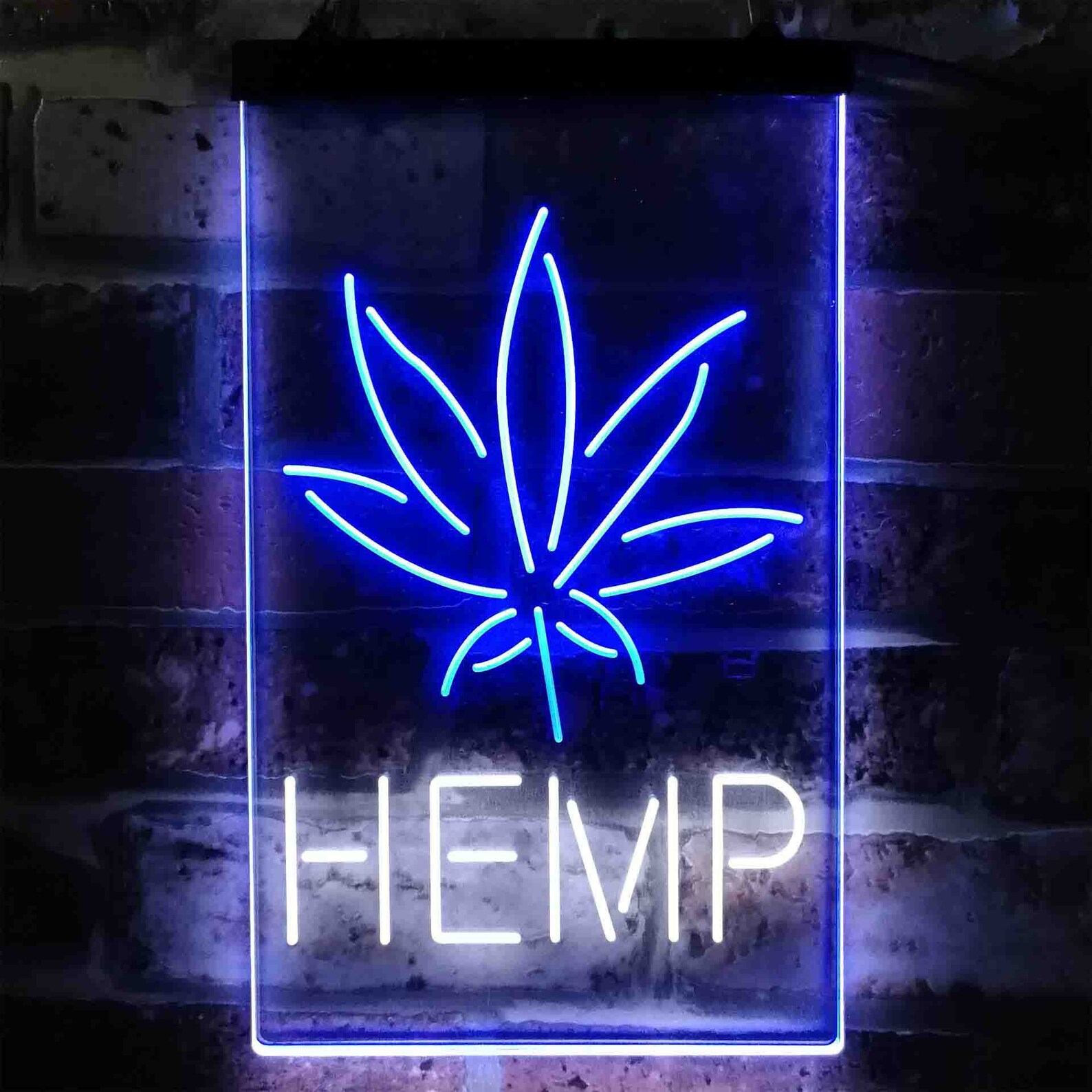 Hemp Leaf Dual Color LED Neon Sign St6-i3828 - Etsy