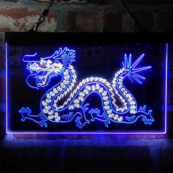 Dragon Dance Dual Color LED Neon Sign St6-i4047 | Etsy