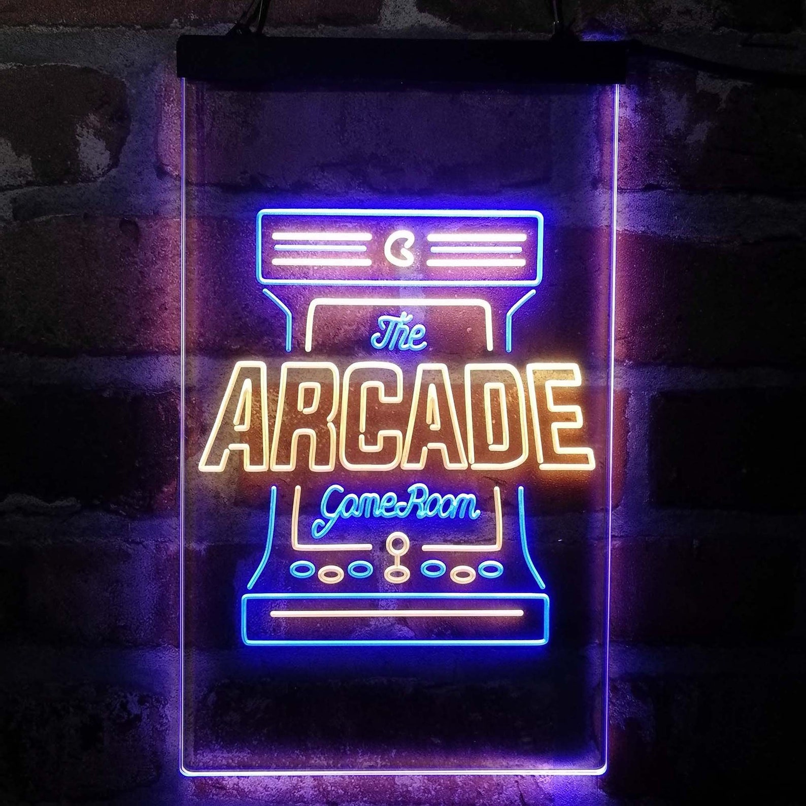 The Arcade Game Room Console Dual Color LED Sign St6-i4135 | Etsy