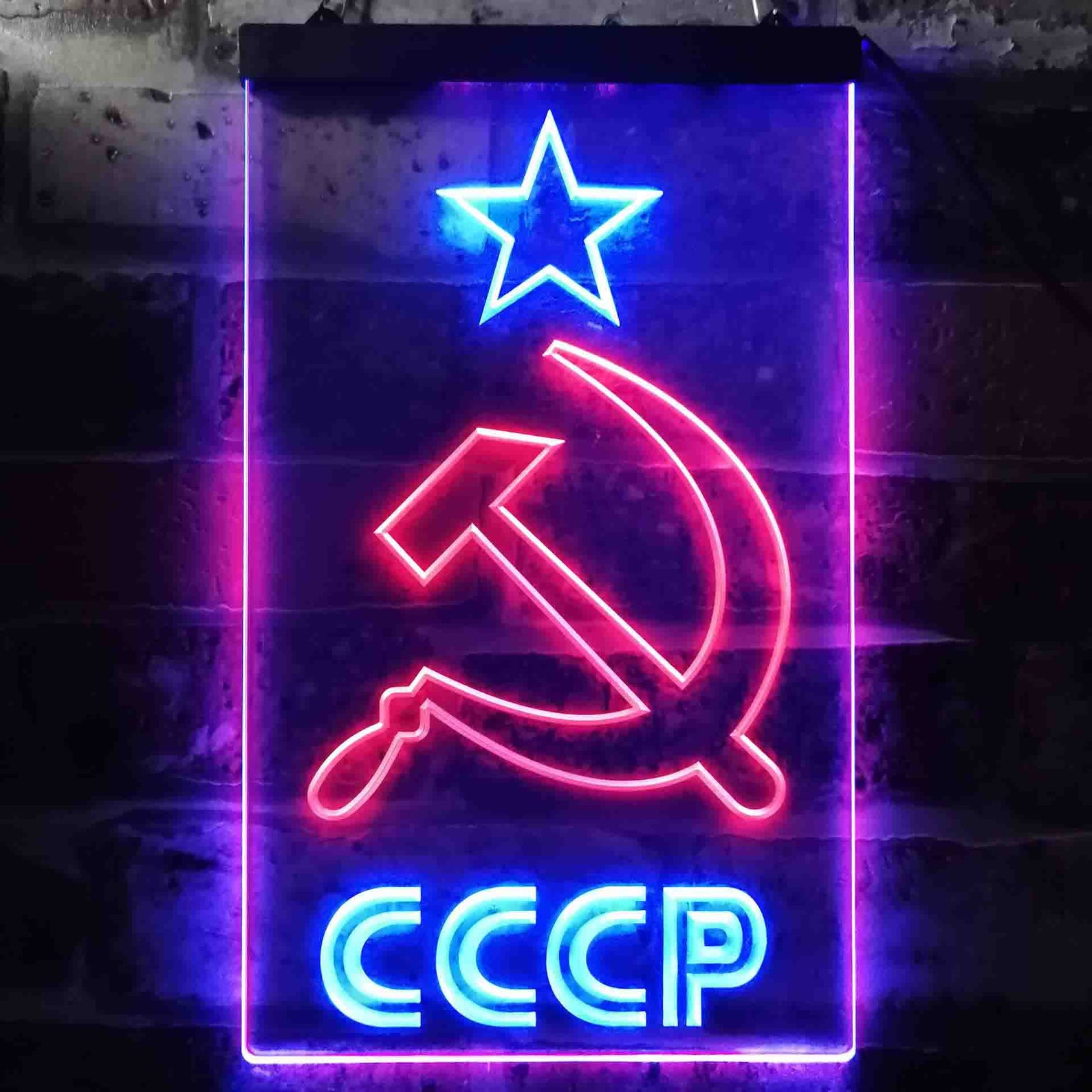 CCCP USSR Russian Communist Dual Color LED Neon Sign st6-j0323 | Etsy