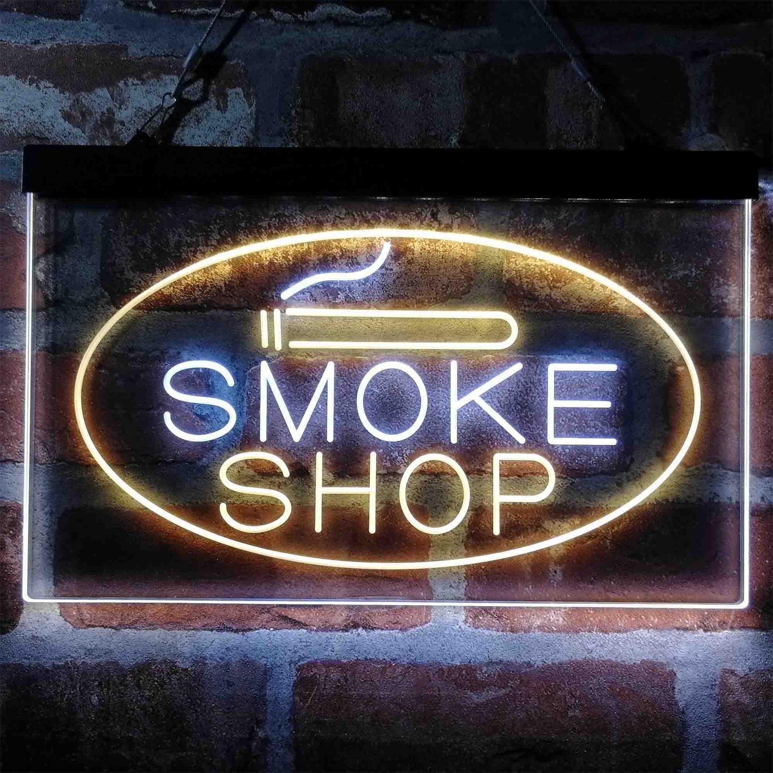 Smoke Shop Cigarette Room Dual Color LED Neon Sign St6-i4034 | Etsy