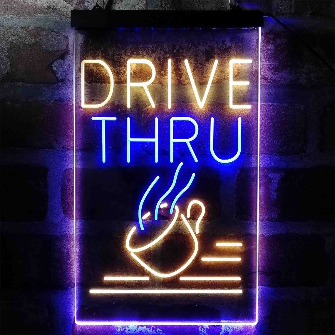 Drive Thru Coffee Dual Color LED Sign St6-i3995 - Etsy