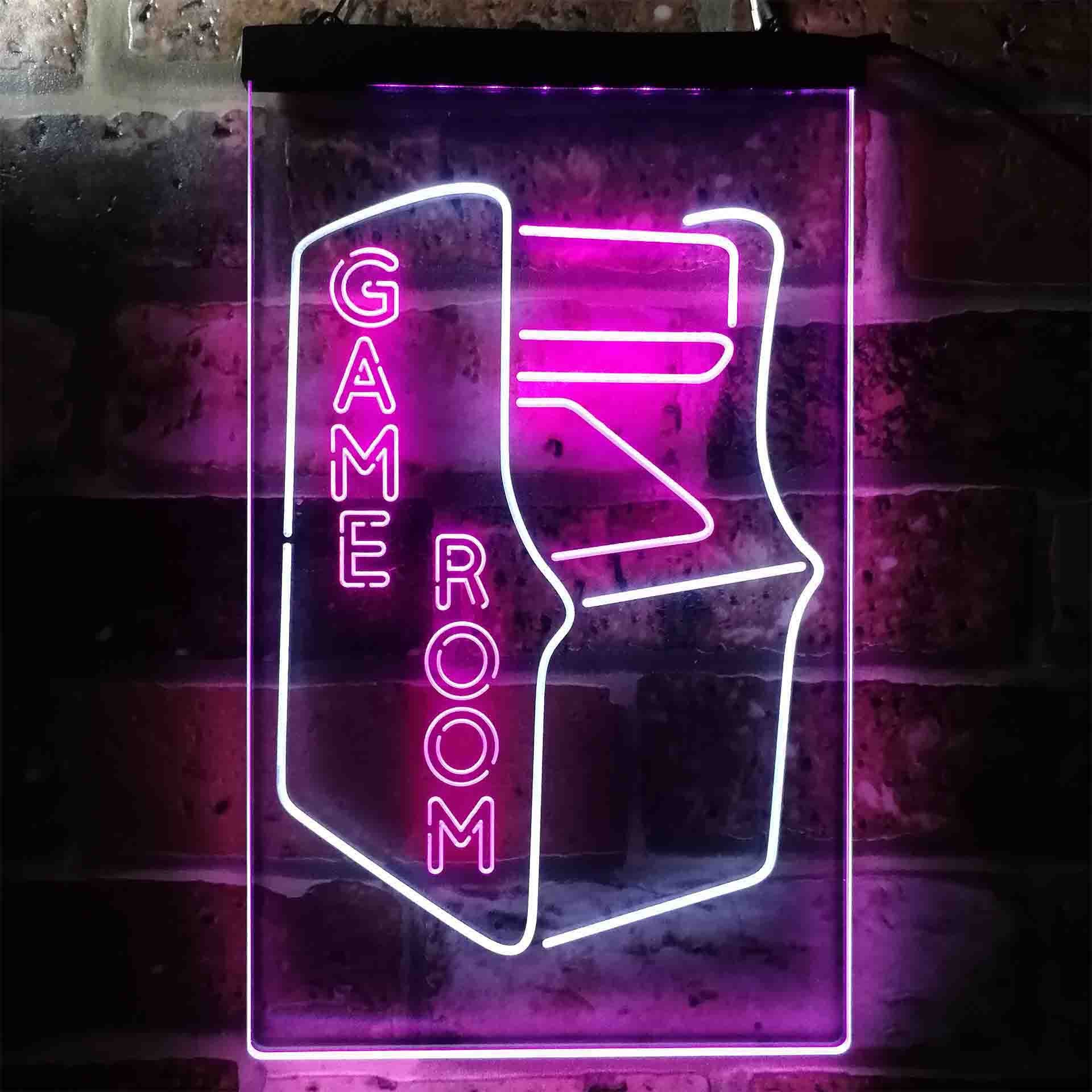 Game Room Arcade Kid Man Cave Dual Color LED Sign St6-i3944 | Etsy