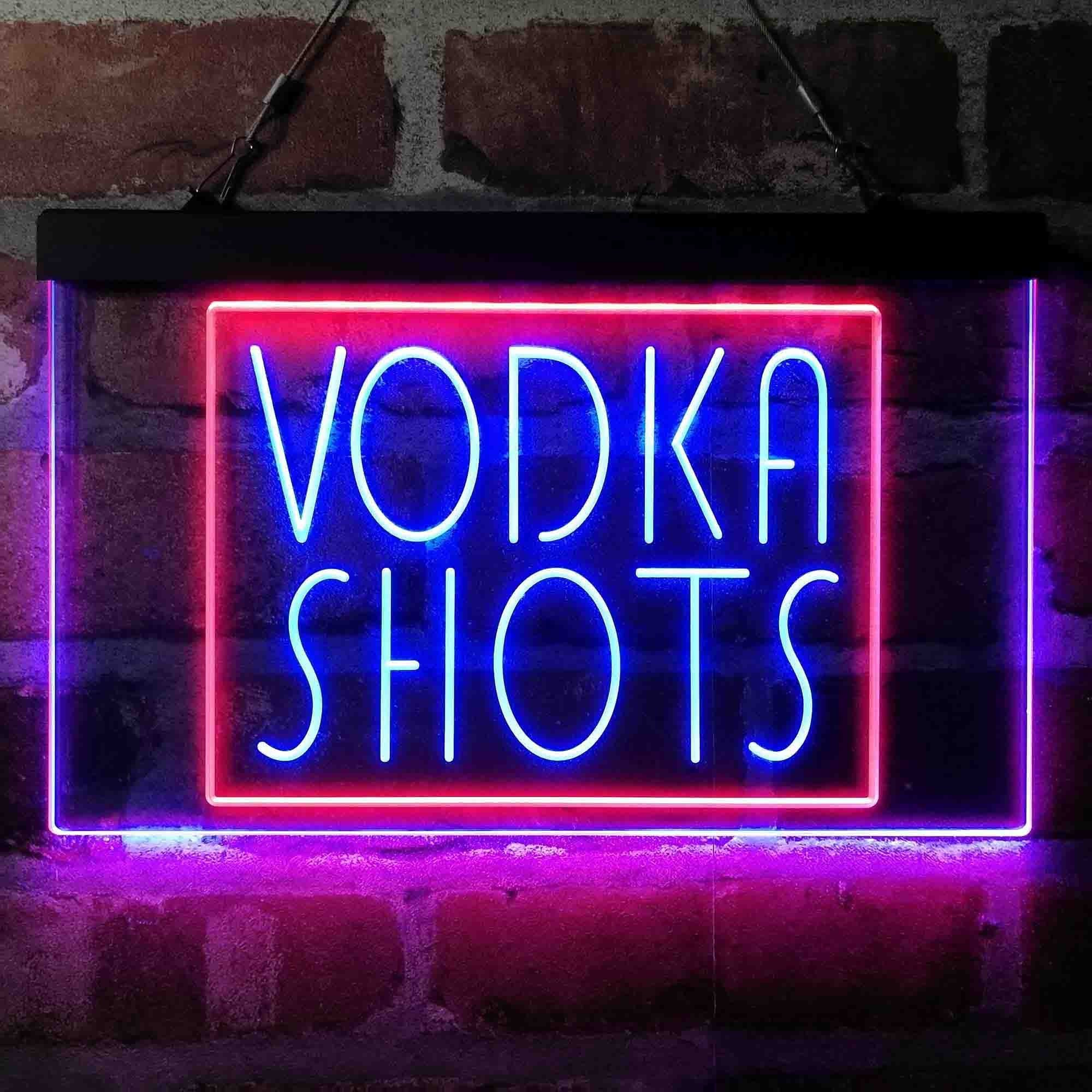 Vodka Shots Display Dual Color LED Neon Sign St6-i4064 | Etsy