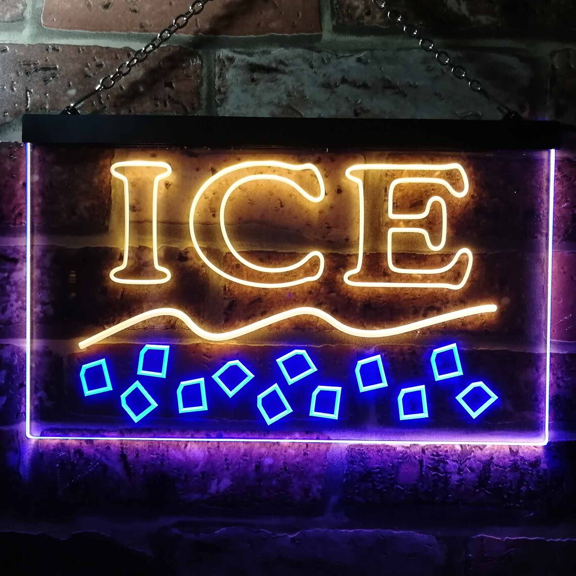 Ice Supply Shop Dual Color LED Neon Sign St6-i0915 - Etsy