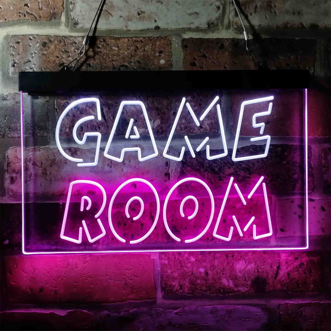 Game Room Wording Text Dual Color LED Neon Sign st6-i3950 | Etsy