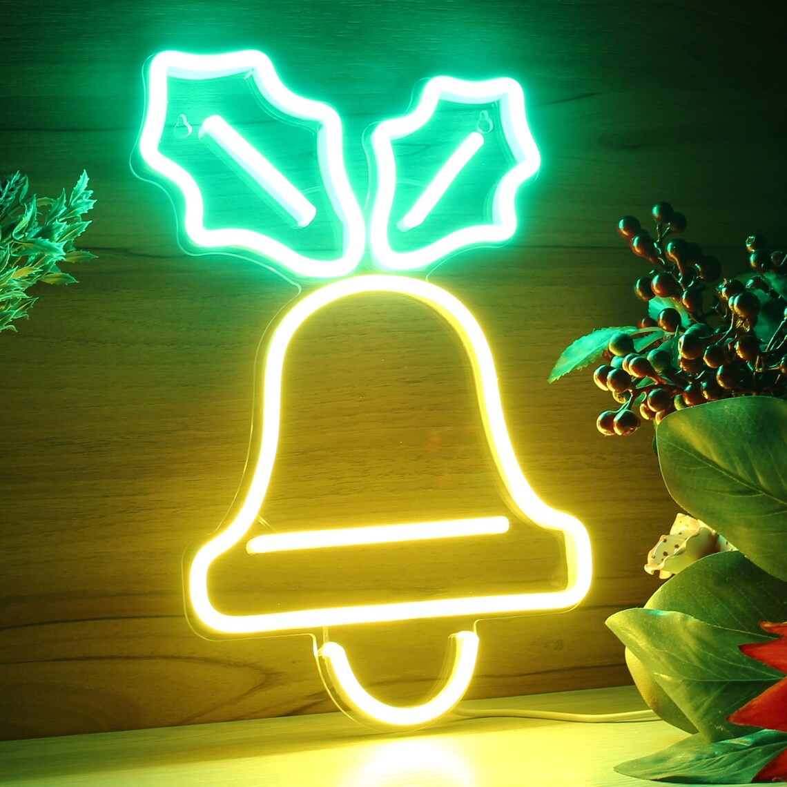 Jingle Bell Christmas Flex Silicone LED Neon Sign St6-fnu0130 - Etsy