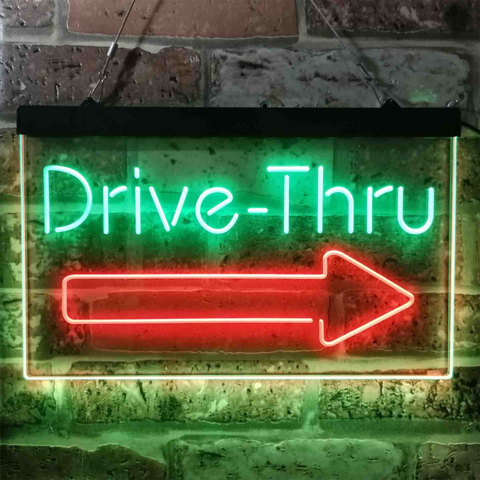 Drive Thru Arrow Right Dual Color LED Neon Sign st6-i3895 | Etsy